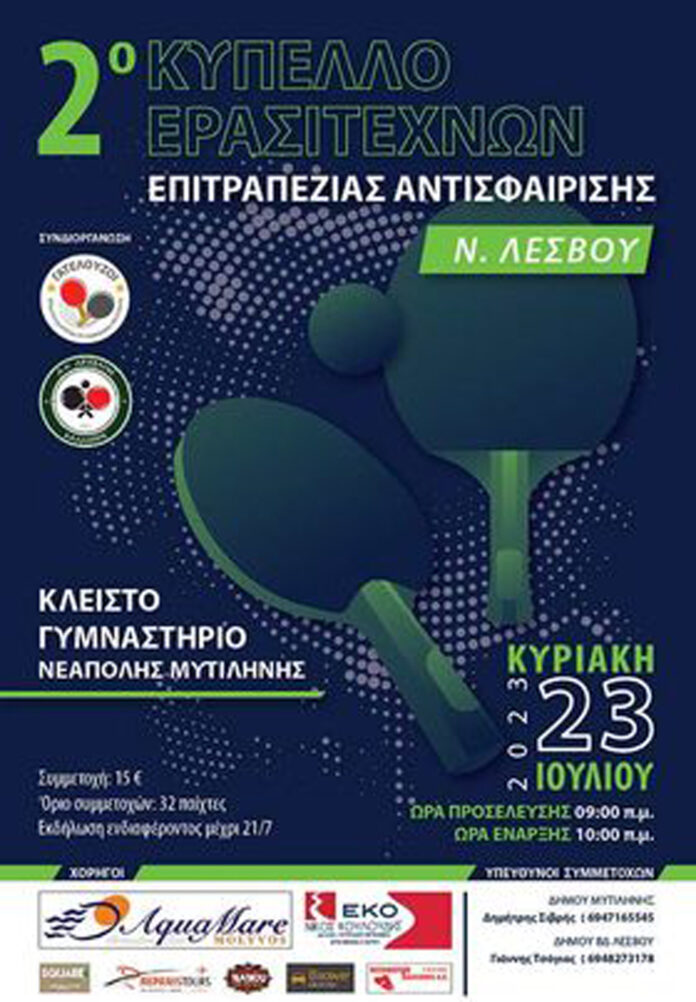 ΕΠΙΤΡΑΠΕΖΙΑ ΑΝΤΙΣΦΑΙΡΙΣΗ: Την Κυριακή στη Νεάπολη το 2ο κύπελλο ...