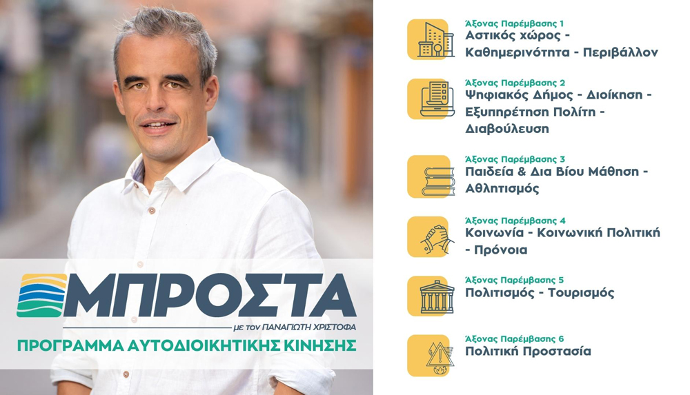 “Μπροστά” με 6 βασικούς άξονες - Τα Νέα της Λέσβου