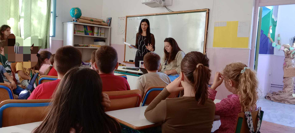 Παρουσίαση βιβλίου στο Δημοτικό Σχολείο της Πέτρας